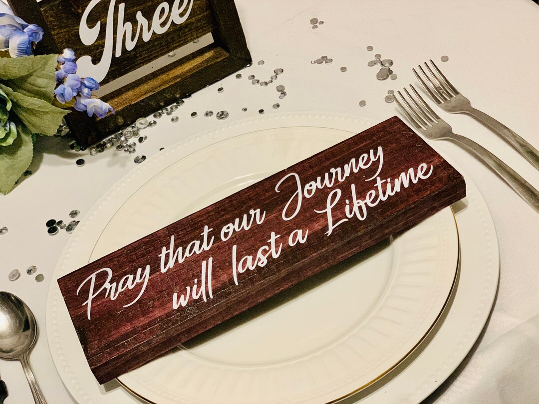 11 X 3 1/2 Table Signs, Table Decor, Table Centerpieces, Wedding ...