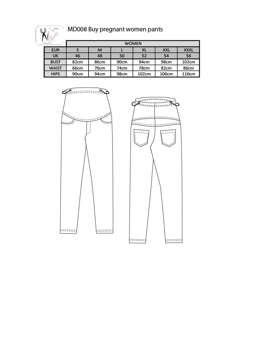 Sewing Patterns Pdf.pants for Pregnant Women.jeans.maternity Patterns ...