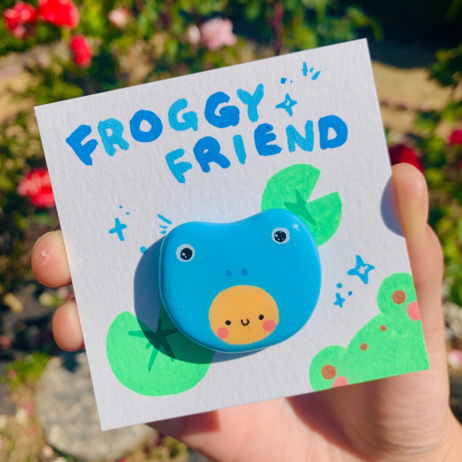 Cute Frog Pins Kawaii Frog Pins Handmade Polymer Clay Pins - Etsy