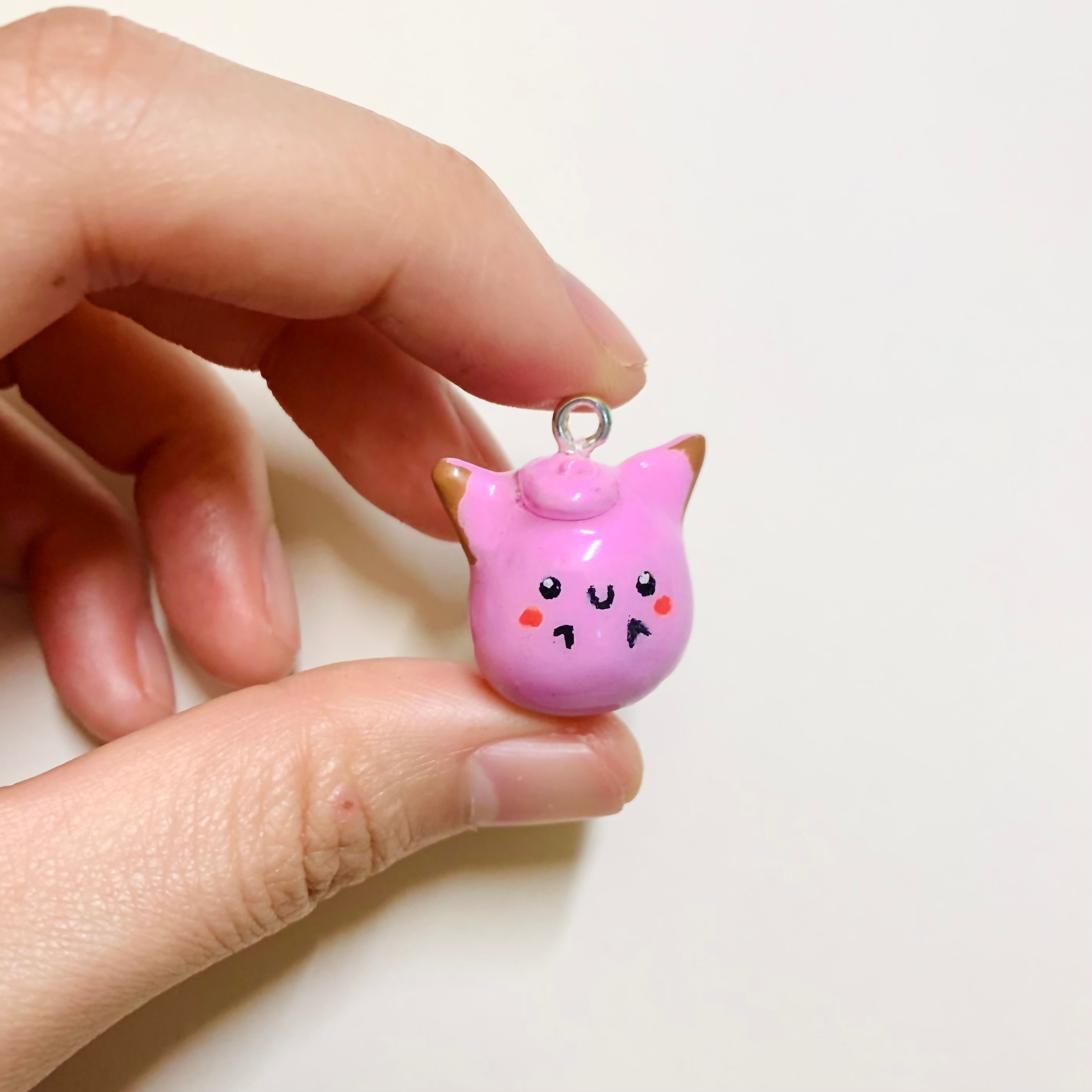 Cute Clefairy Pokemon Charm, Pokemon Keychain, Pokemon Lanyard ...