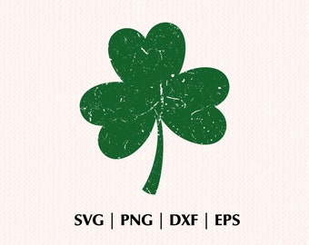 Distressed Shamrock Svg Files for Cricut - Etsy