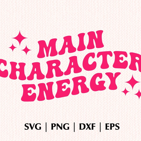 Main Character Energy Svg Png - Etsy Australia