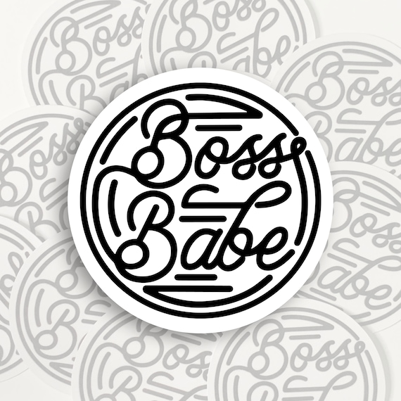 Boss Babe Vinyl Sticker 2 Inch Sticker | Etsy