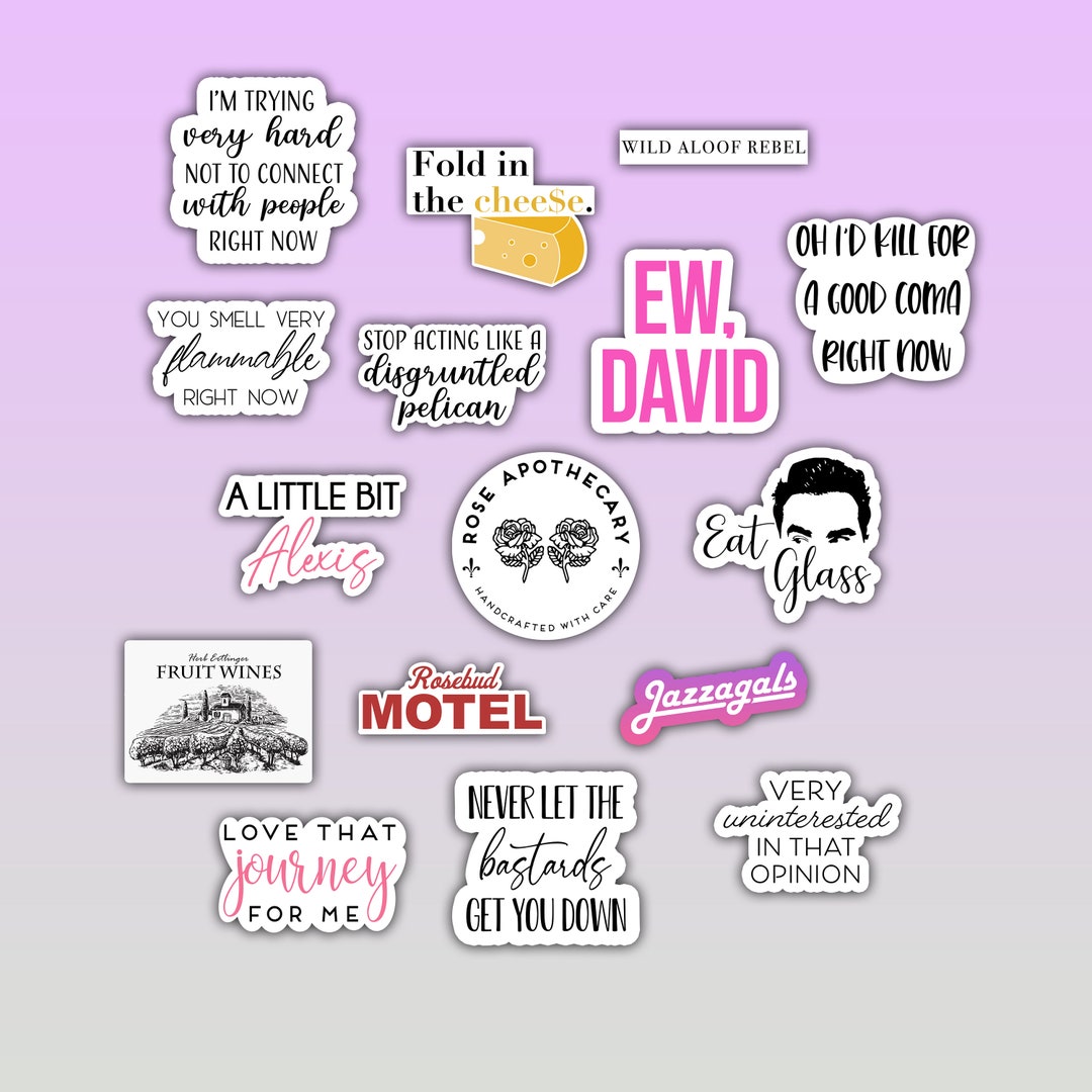 Die Cut Stickers, Pack of 16 - Etsy