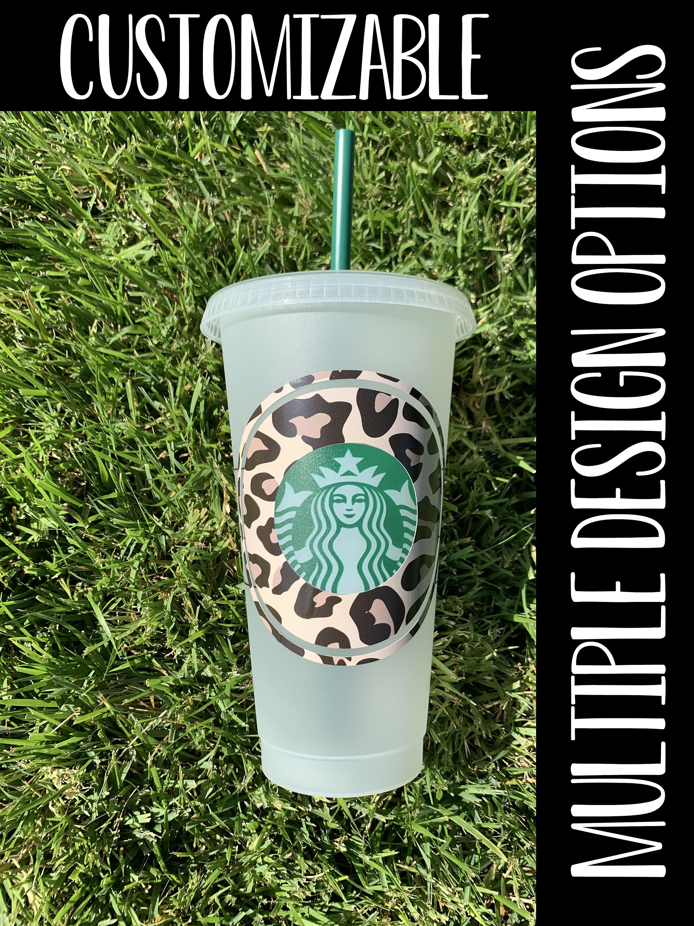 Starbucks Cold Cup - Multiple Design Options - Customizable - Etsy