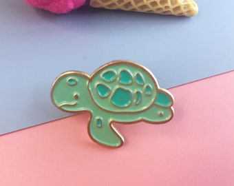 Sea Turtle Lapel Pin CC204 Marine and Aquarium Pins - Etsy
