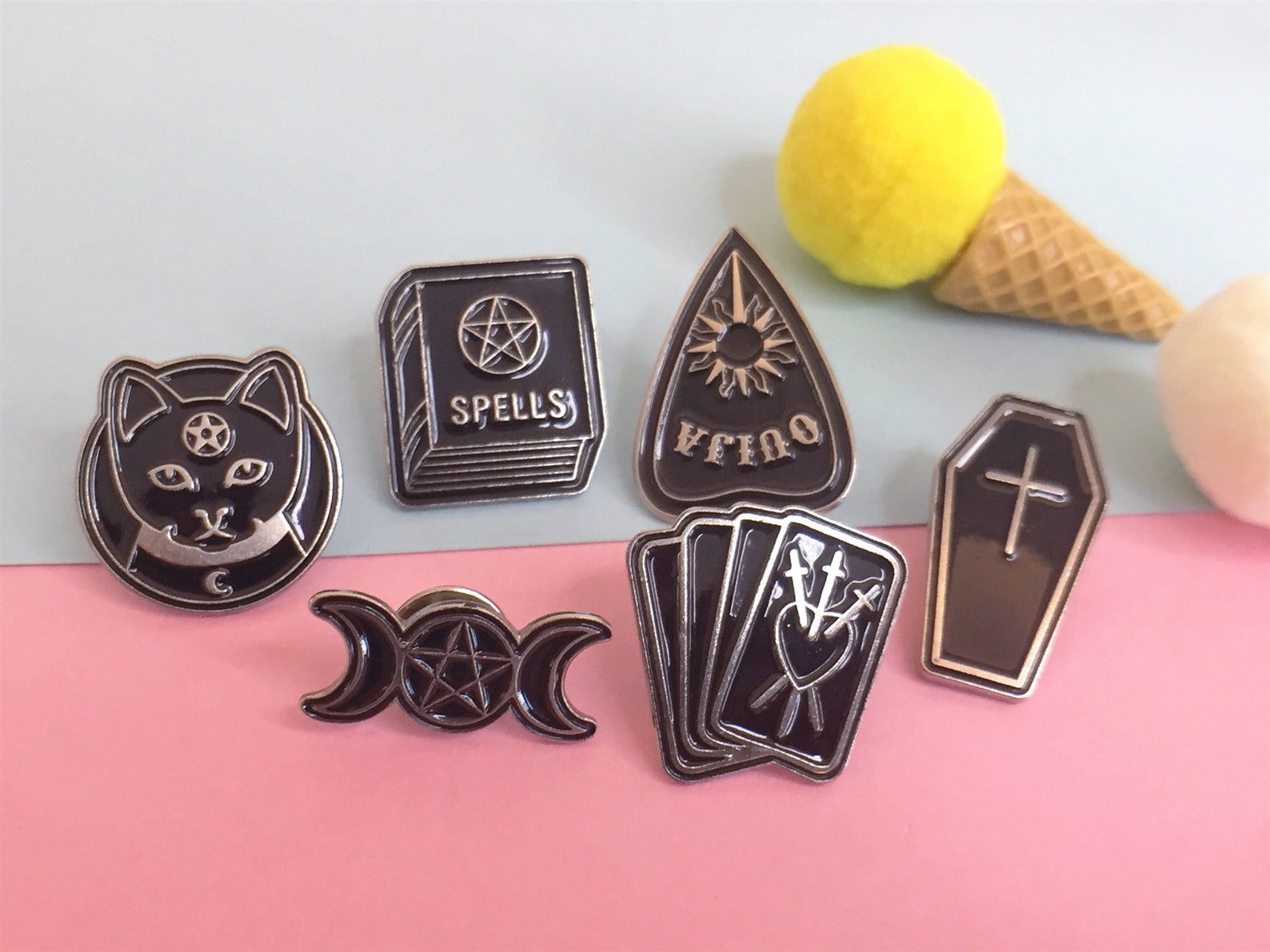 Witch Enamel Pin Halloween Gift Enamel Pins Enamel Pin Lapel - Etsy