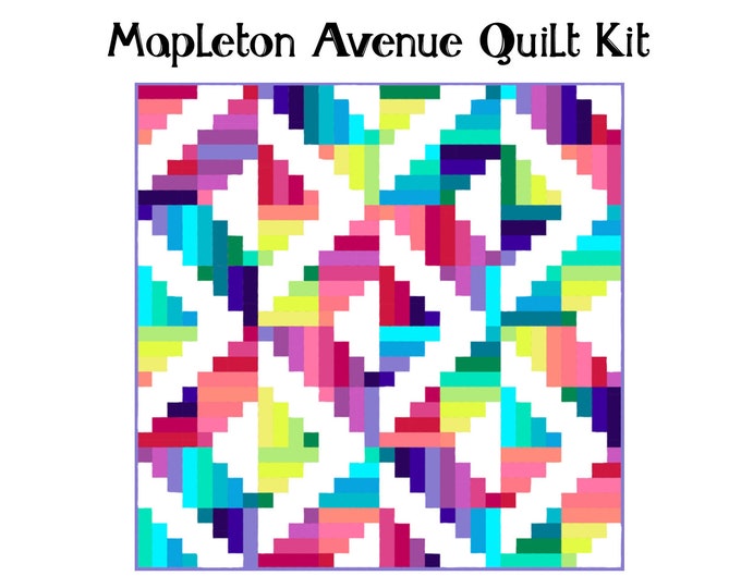 Mapleton Avenue Quilt Kit 64 X 64 - Etsy