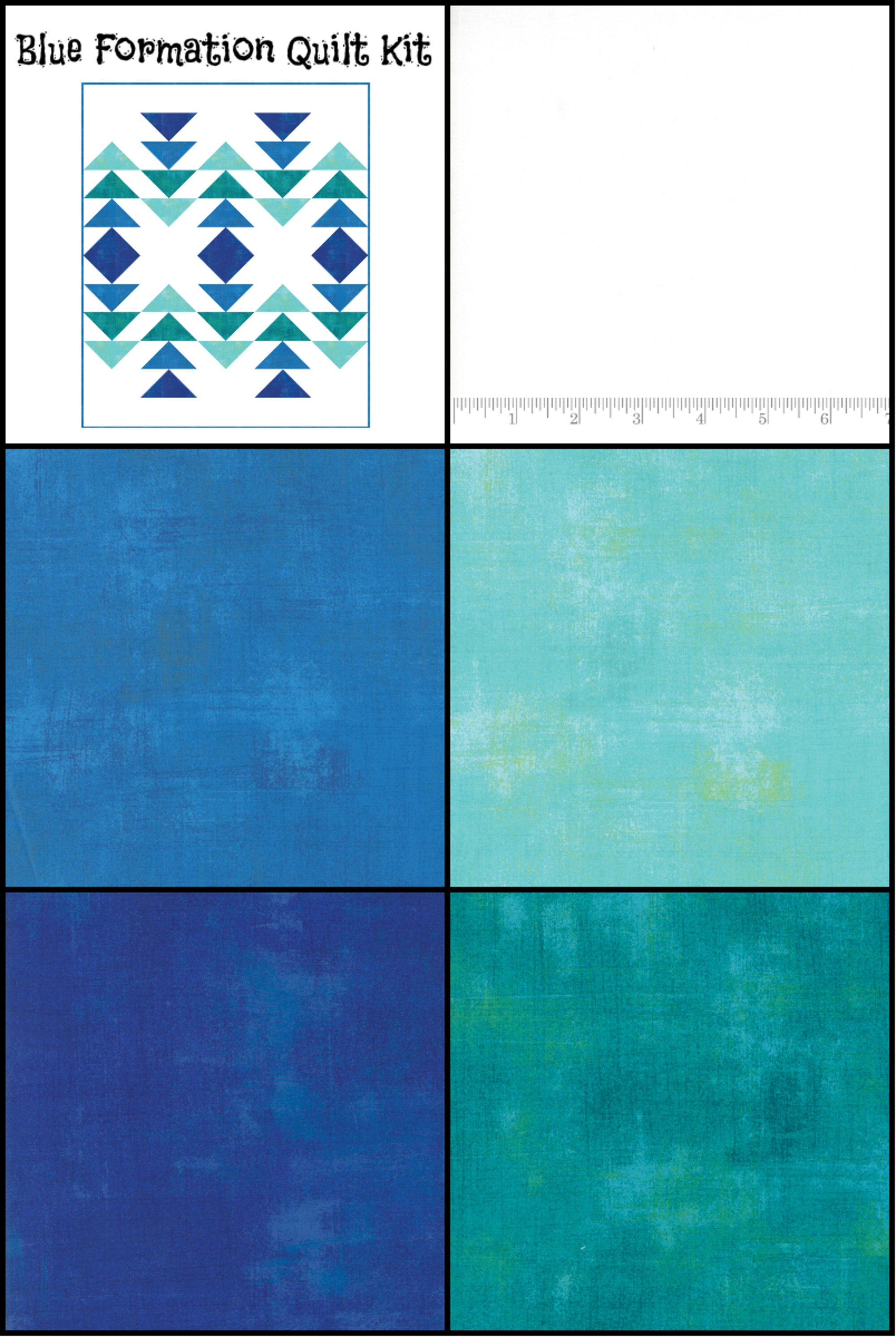 Blue Formation Quilt Kit 60 X 72 - Etsy