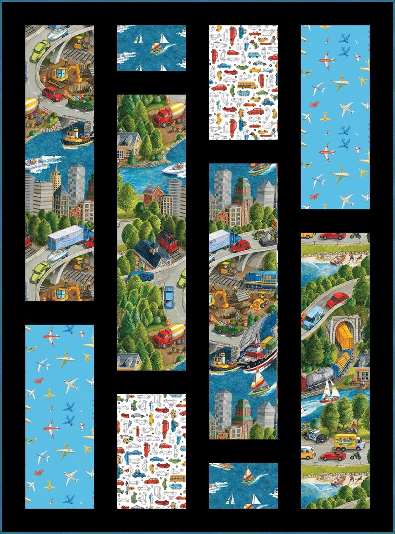 Oh Henry Going Places Quilt Kit 51 X 69 - Etsy