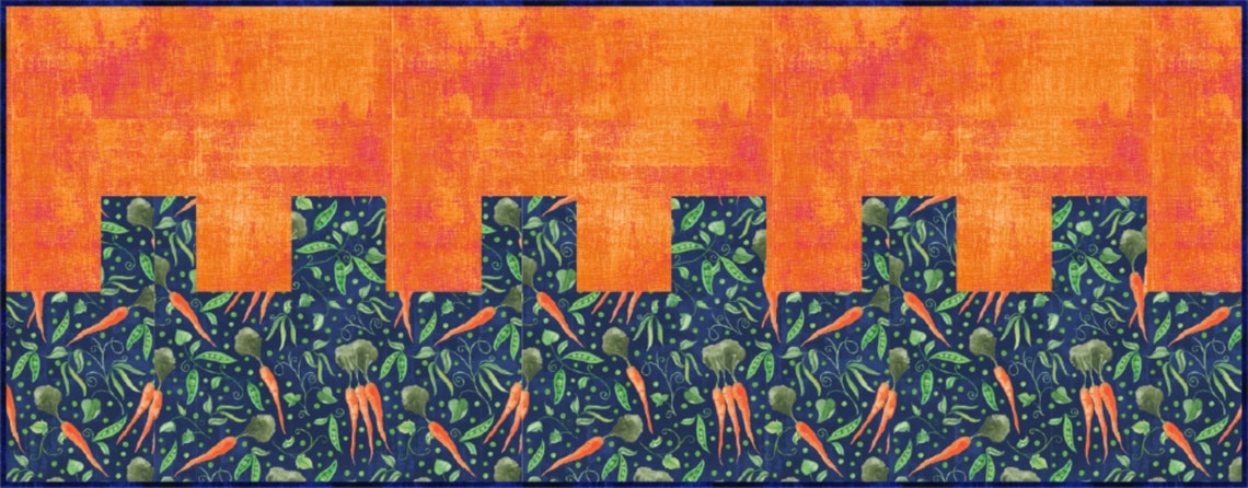 Carrots & Peas Table Runner Kit 20 X 50 - Etsy