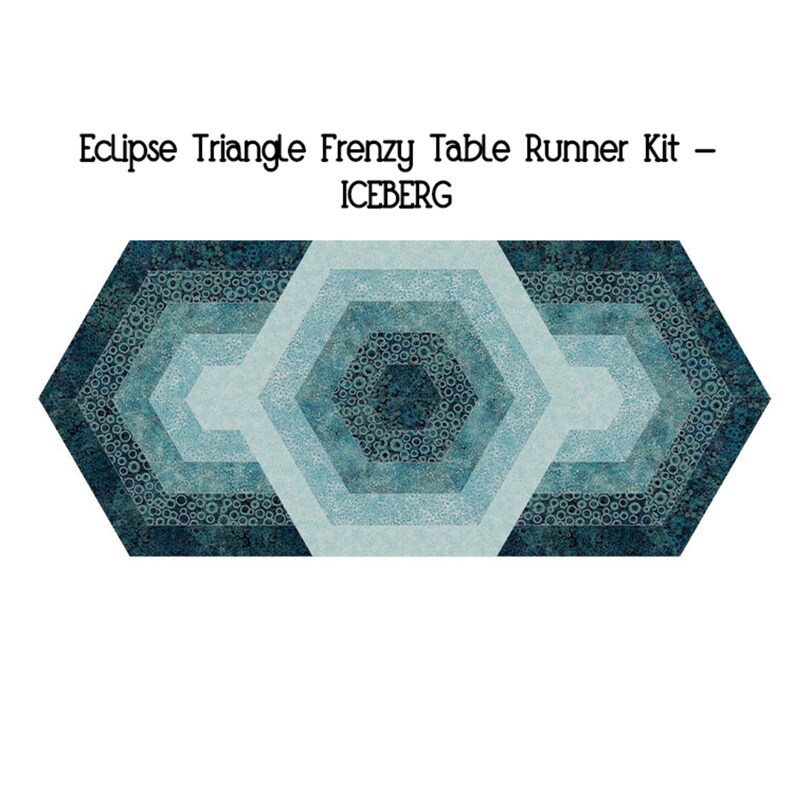 Eclipse Triangle Frenzy Table Runner Kit 20 X 46 Ft. Shimmer Eclipse ...