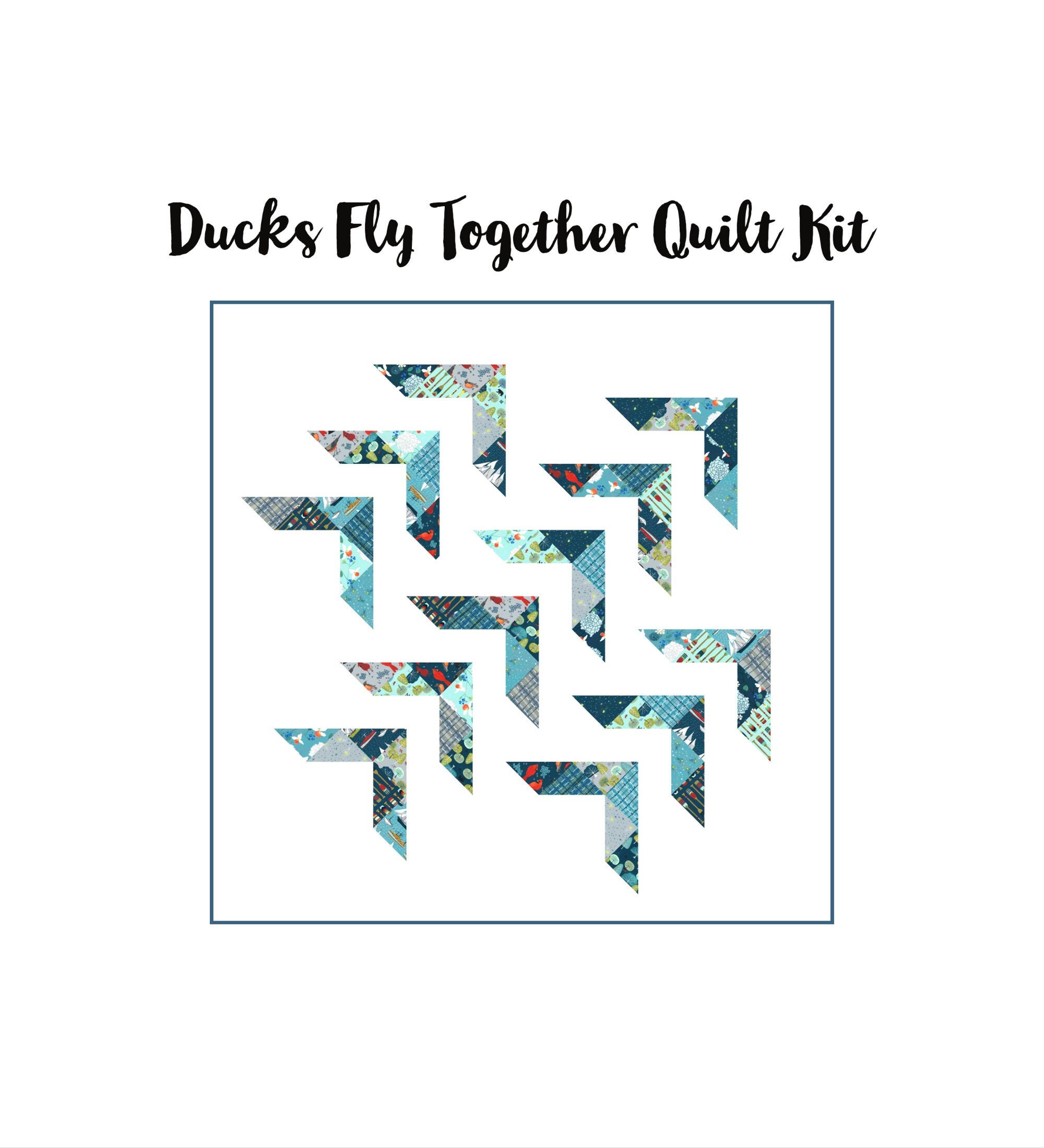 Ducks Fly Together Quilt Kit 60 X 60 - Etsy