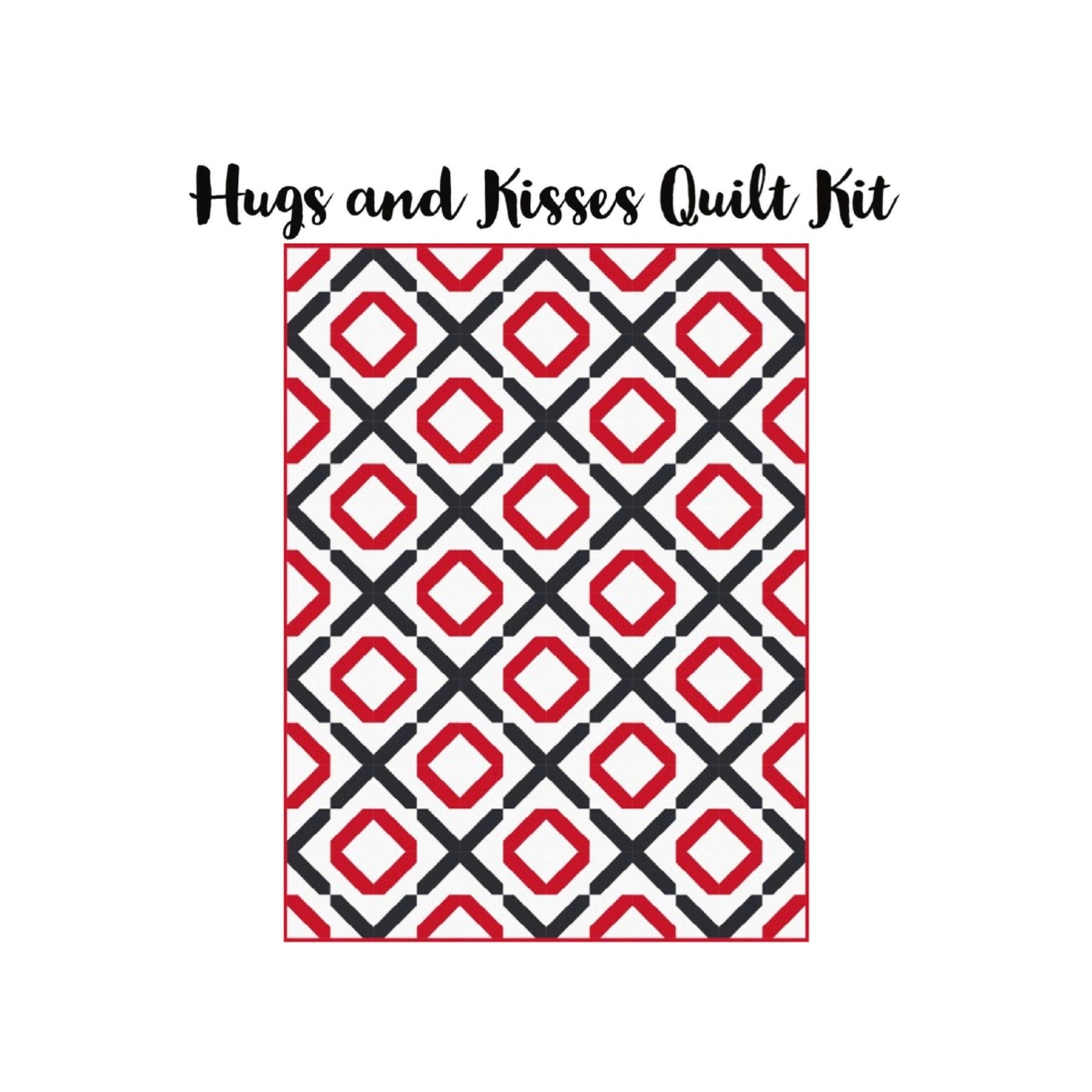 Hugs and Kisses Quilt Kit 54.5 X 76.5 - Etsy
