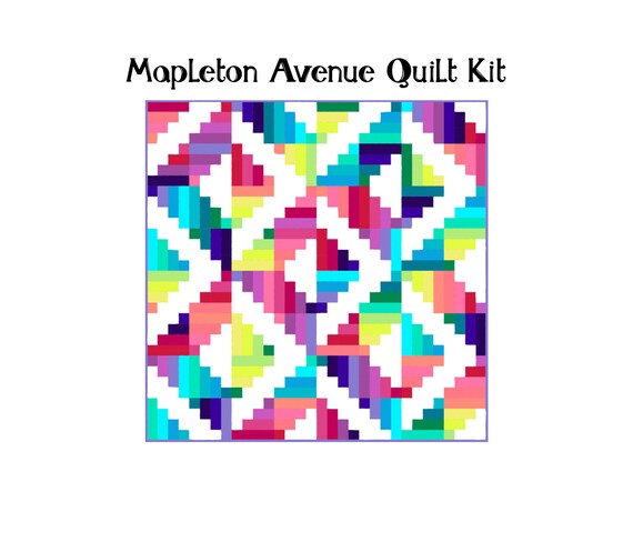 Mapleton Avenue Quilt Kit 64 X 64 | Etsy
