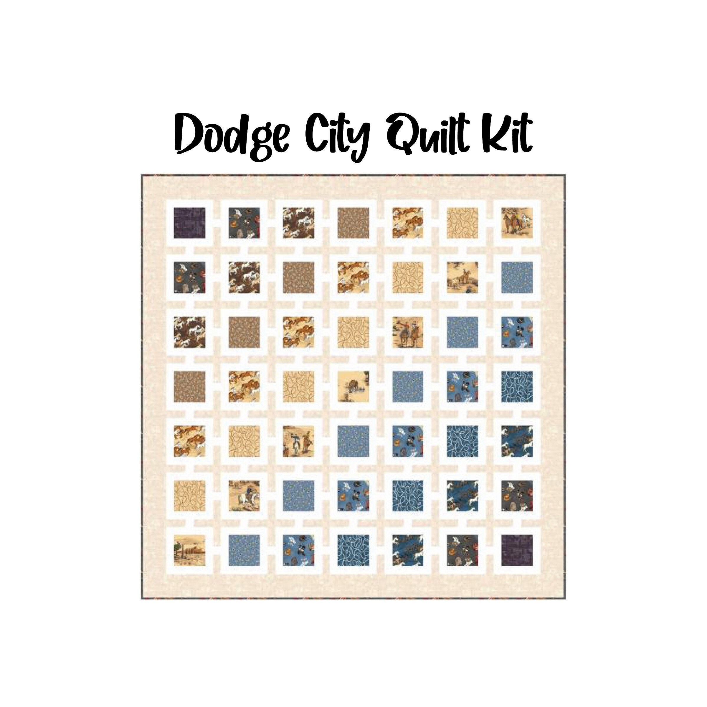 Dodge City Quilt Kit 54 X 54 Ft. Sundance Fabric From Windham - Etsy