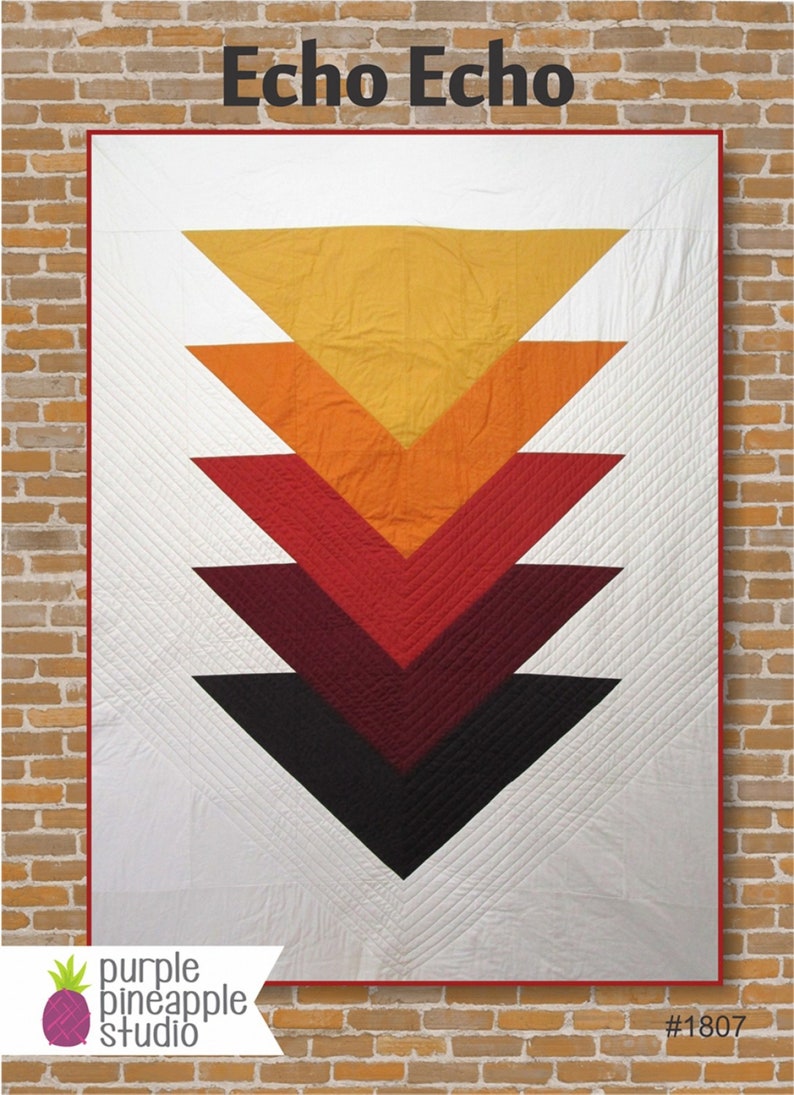 Purple Echo Echo Quilt Kit 60 X 80 - Etsy