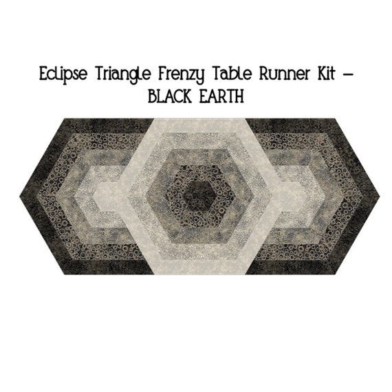 Eclipse Triangle Frenzy Table Runner Kit 20 X 46 - Etsy