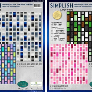 Simplish Quilt Kit Pinking of You 82.5 X 88 - Etsy