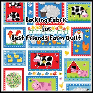 Best Friends Farm Panel Quilt Kit 56 X 68 - Etsy