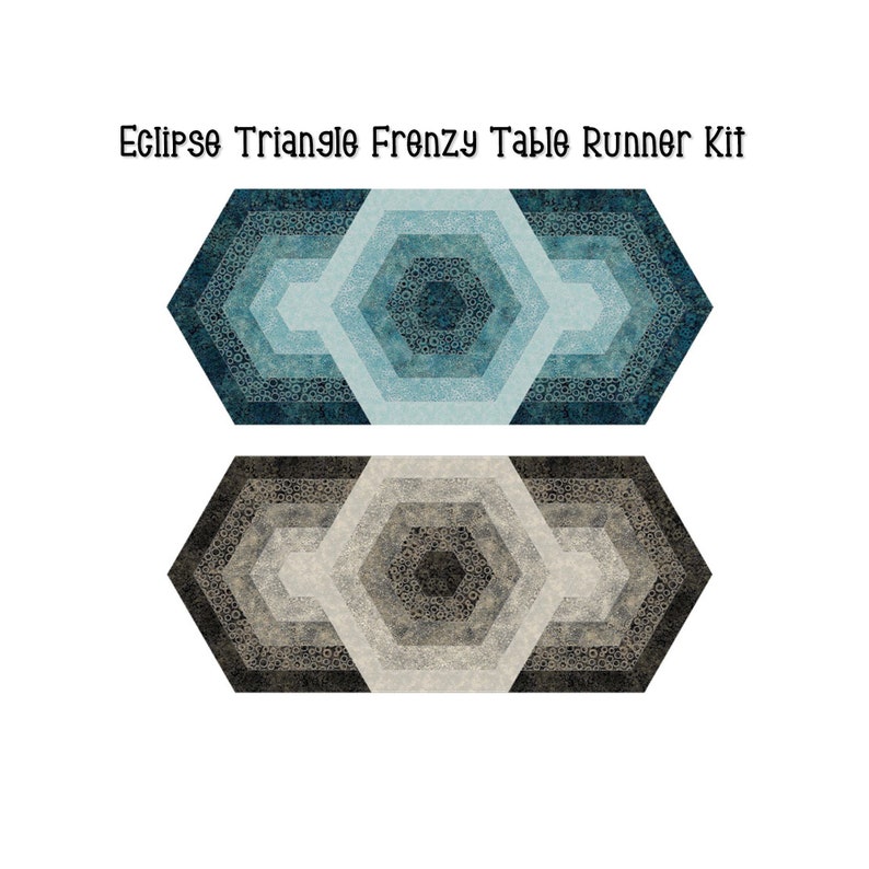 Eclipse Triangle Frenzy Table Runner Kit 20 X 46 Ft. Shimmer Eclipse ...