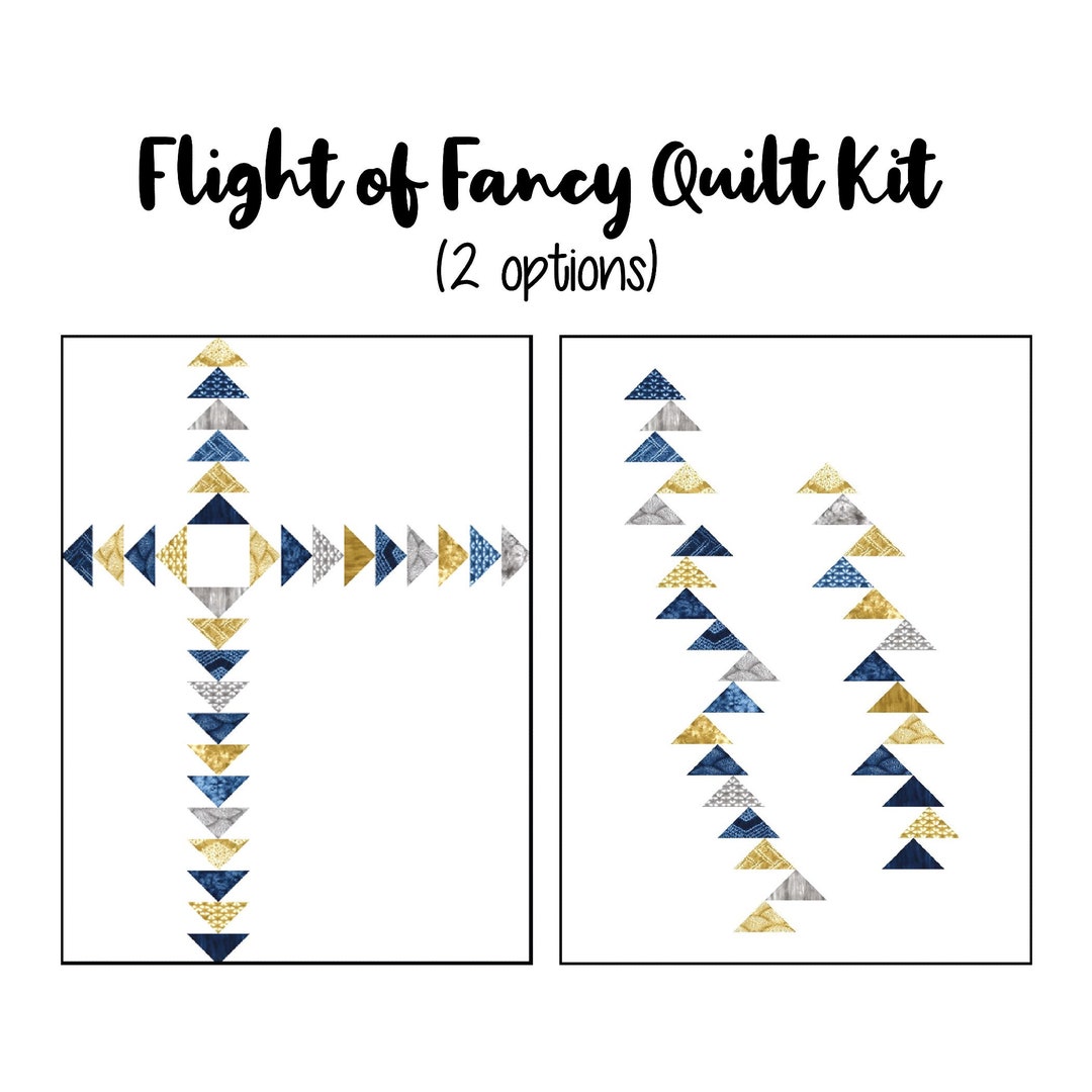 Flight of Fancy Quilt Kit 60 X 80 Ft. Tochi Fabric by Debbie Maddy for ...