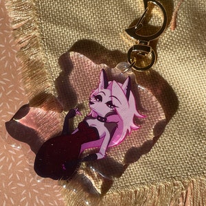 Helluva Boss Loona Keychain Glitter ! - Etsy