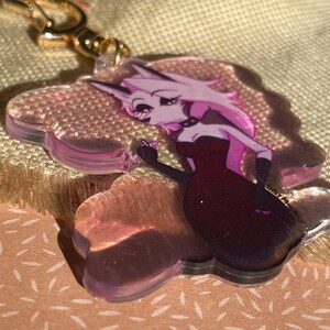 Helluva Boss Loona Keychain Glitter ! - Etsy