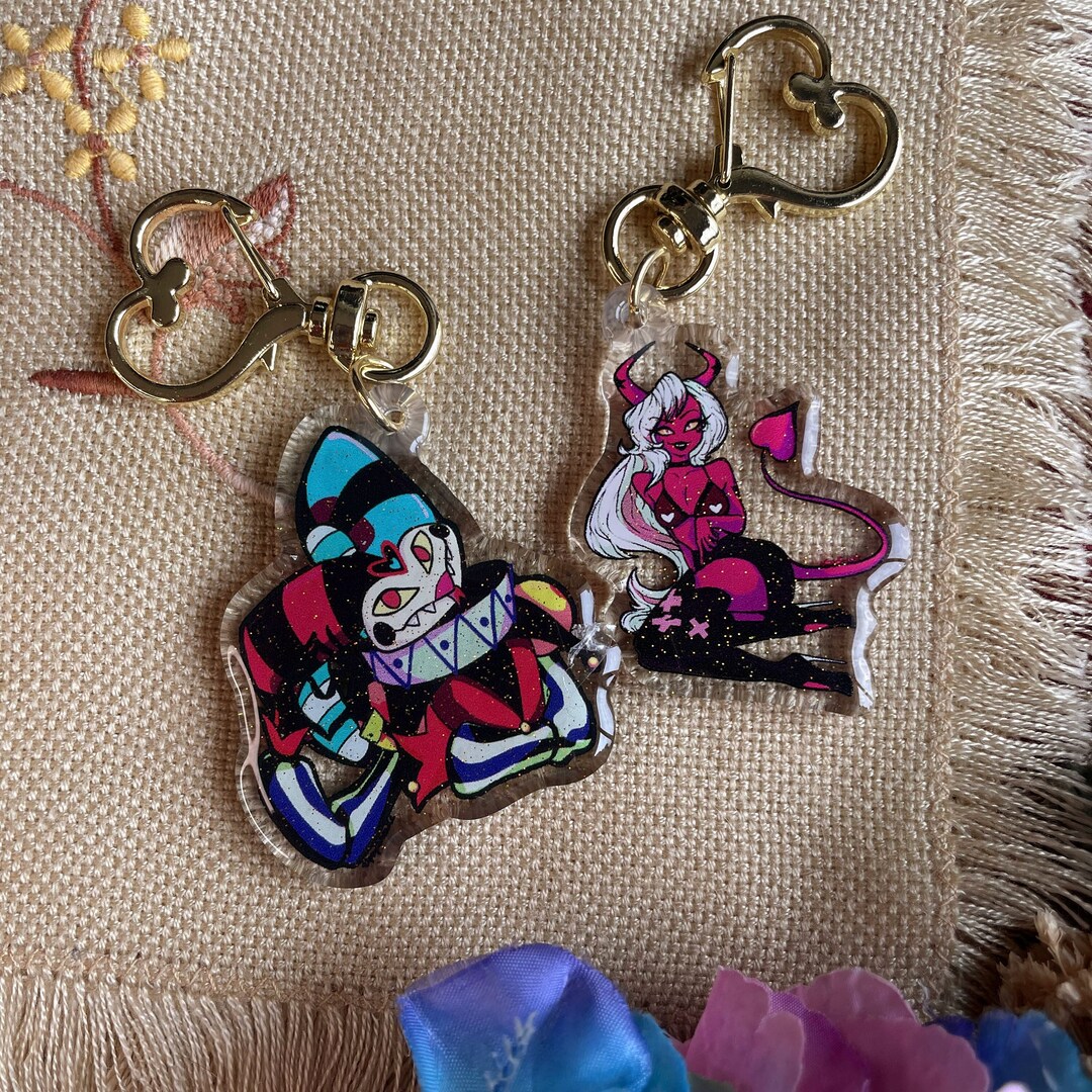 Helluva Boss Keychain Collection I Glitter - Etsy