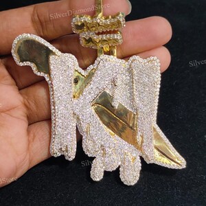 Personalized Name/letter With Symbol Pendant, Rapper Pendant for Men ...