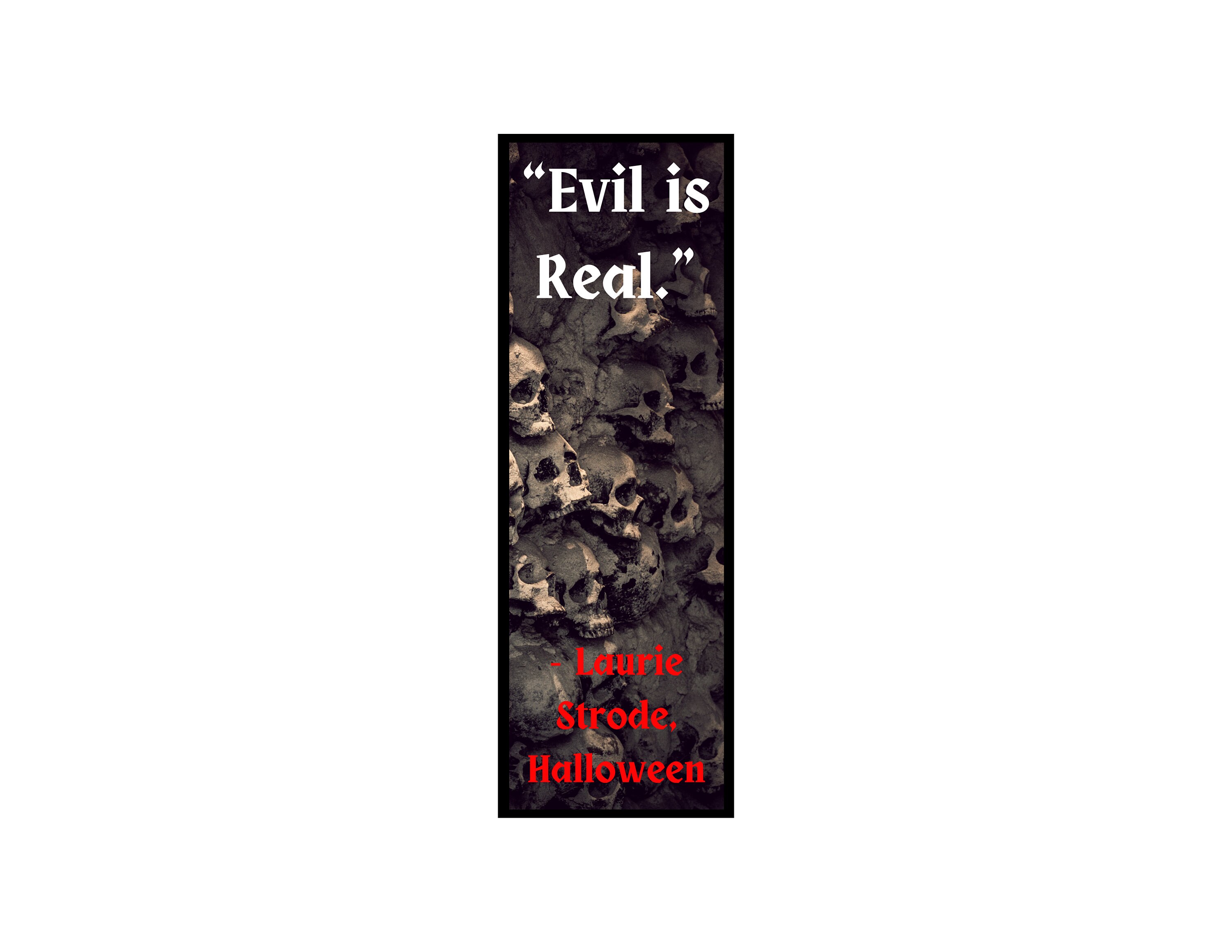 Horror Printable Bookmarks, Horror Book Lover Gift, Digital Bookmark ...