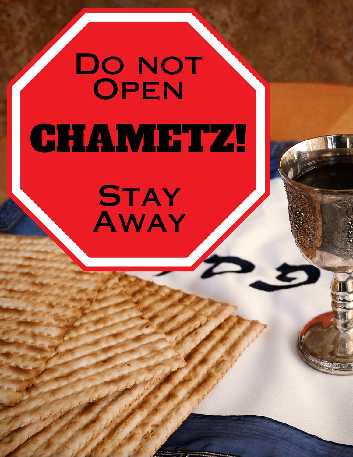 Passover Printable Signs, Printable Pesach Signs, Religious Digital ...