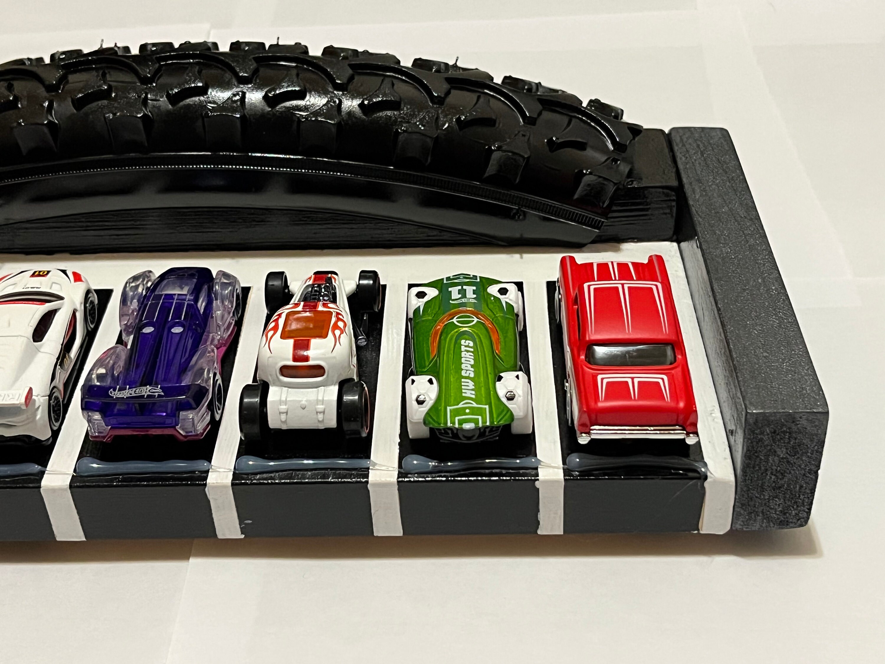 Personalized Toy Car Display for Hot Wheels Cars, Tabletop Hot Wheels ...