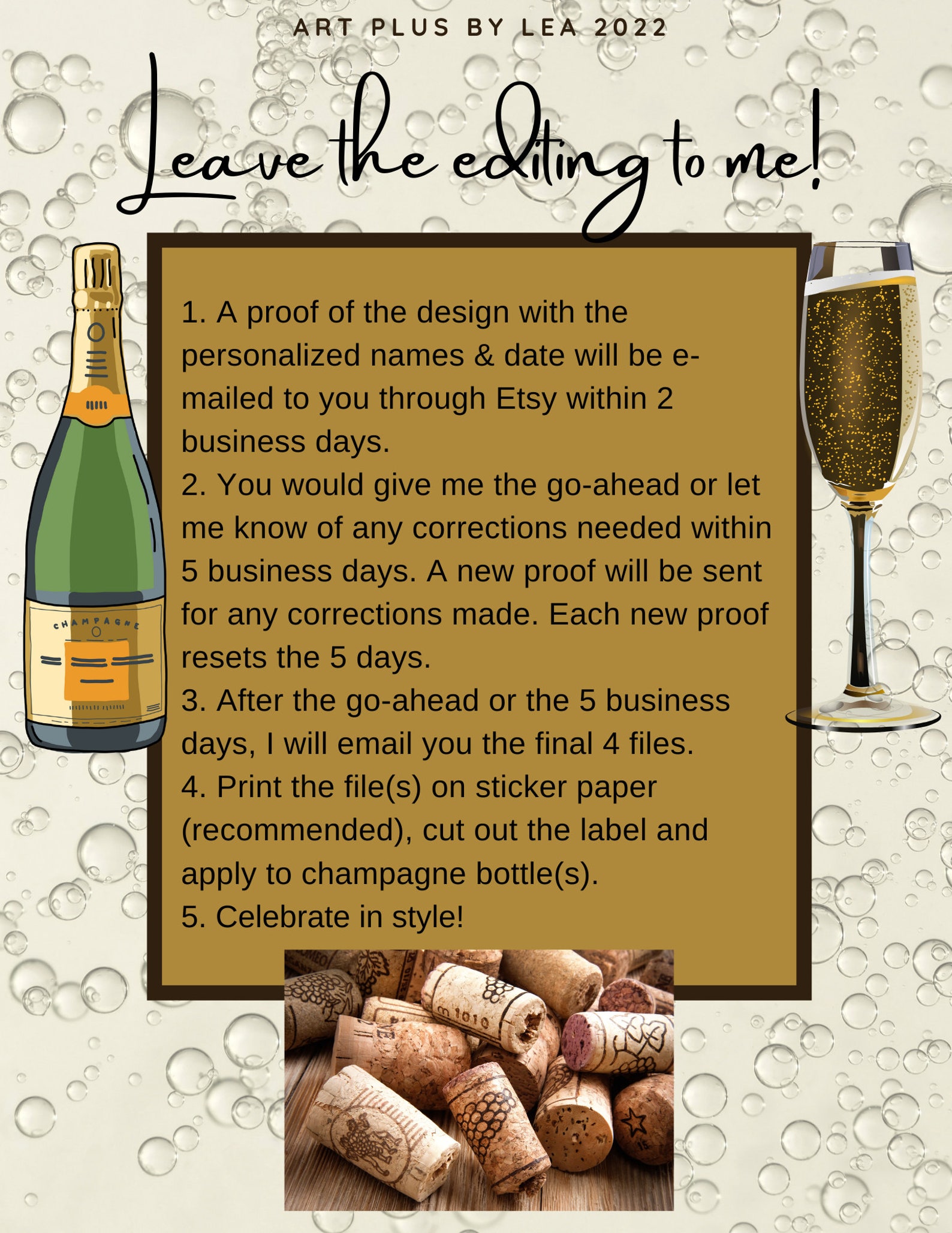 Personalized Wedding Champagne Label, Personalized Champagne Labels ...