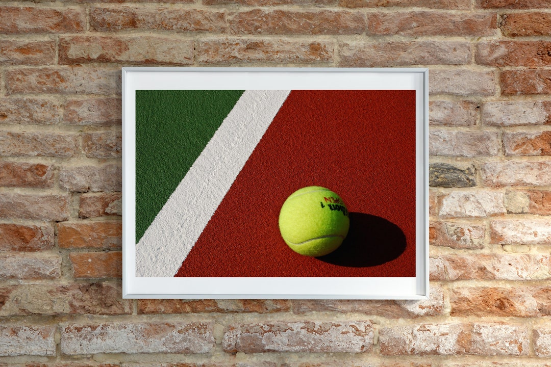 Printable Wall Art Photography: Digital Download of Tennis Court ...