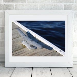 Printable Wall Art Photography: Digital Download of Boat Dock Close-up ...