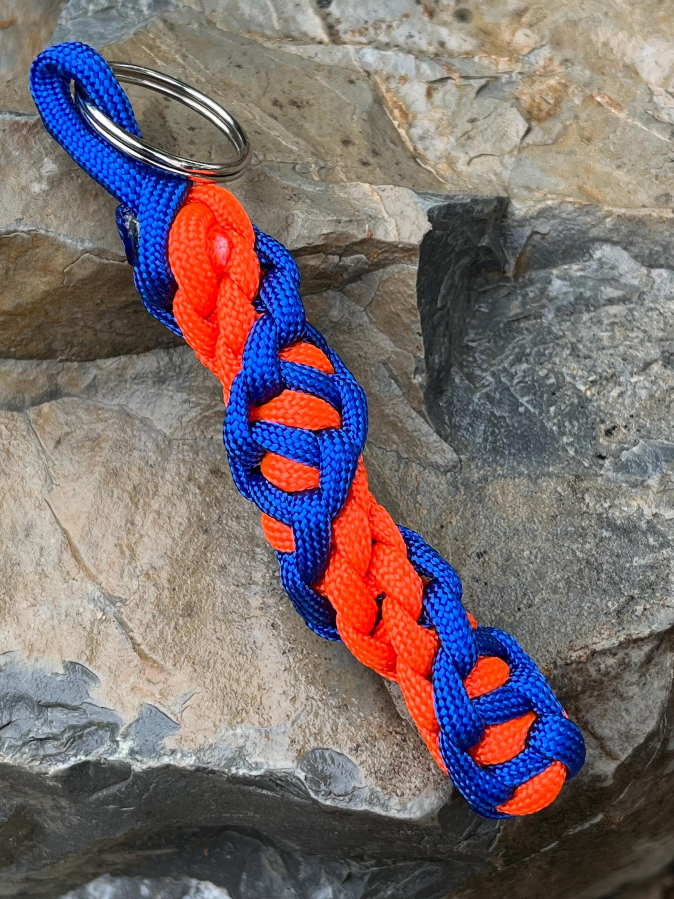 Paracord Survival Keychain Double Helix - Etsy