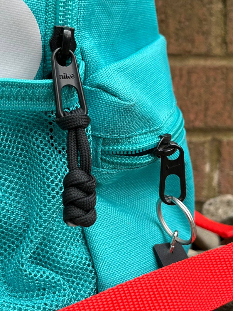 Zipper Pull, Keychain From Paracord With Spider Knots; SET OF 3, Unisex ...