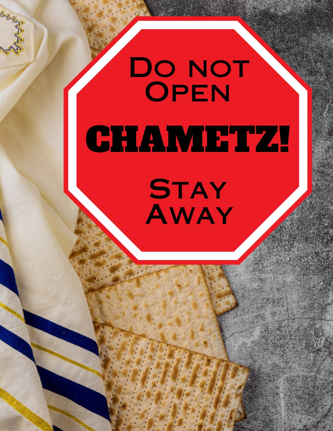 Passover Printable Signs, Printable Pesach Signs, Religious Digital ...