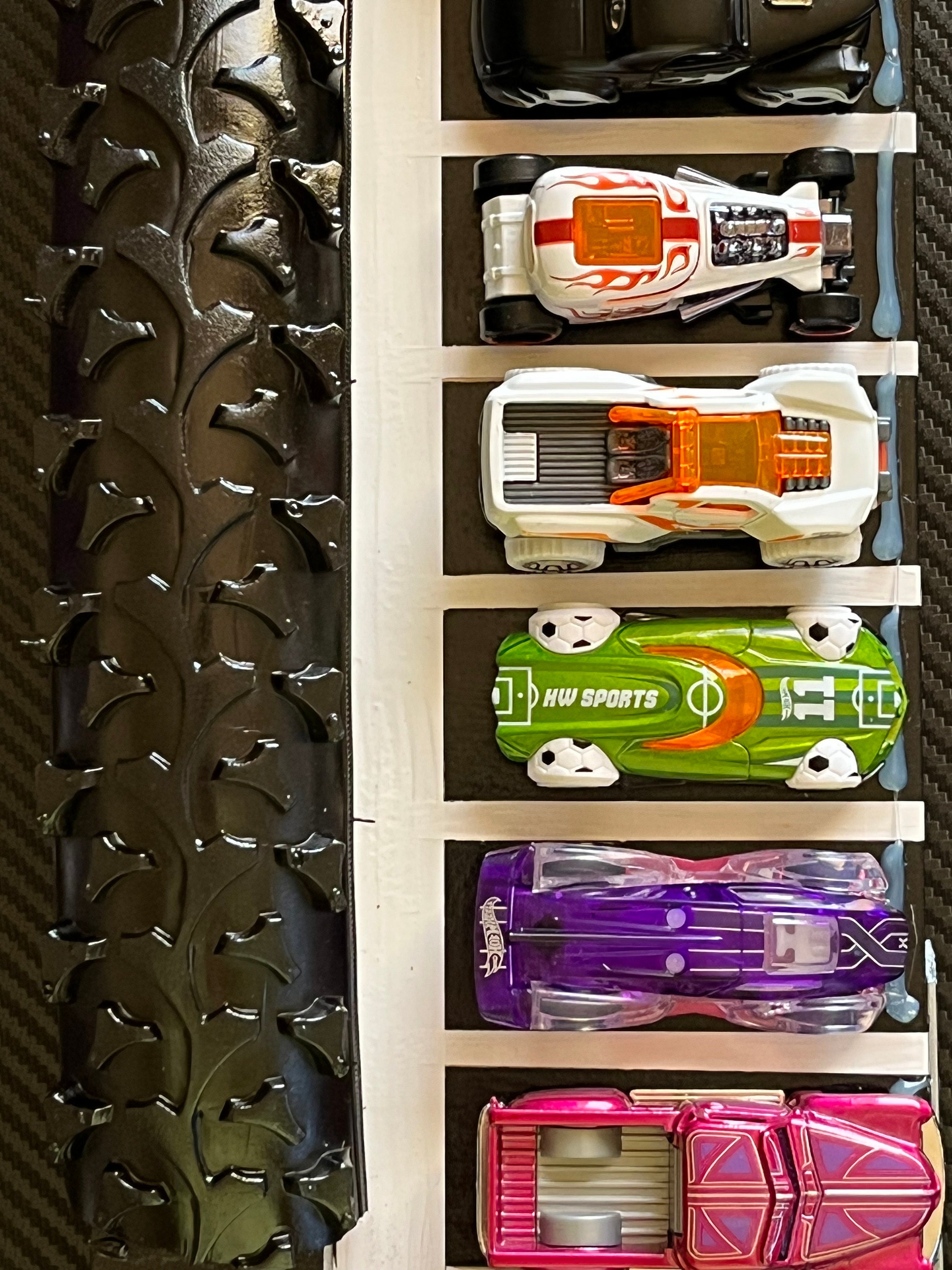 Personalized Toy Car Display for Hot Wheels Cars, Tabletop Hot Wheels ...