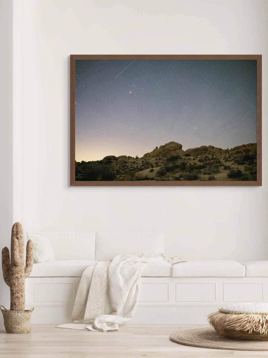 Joshua Tree Under the Stars, Milky Way in California National Park ...