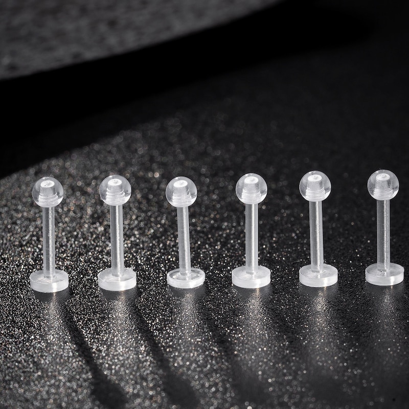 Clear and Black Daith - Etsy