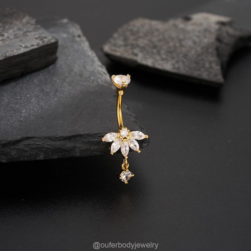 Lotus Flower Body Jewelry - Etsy