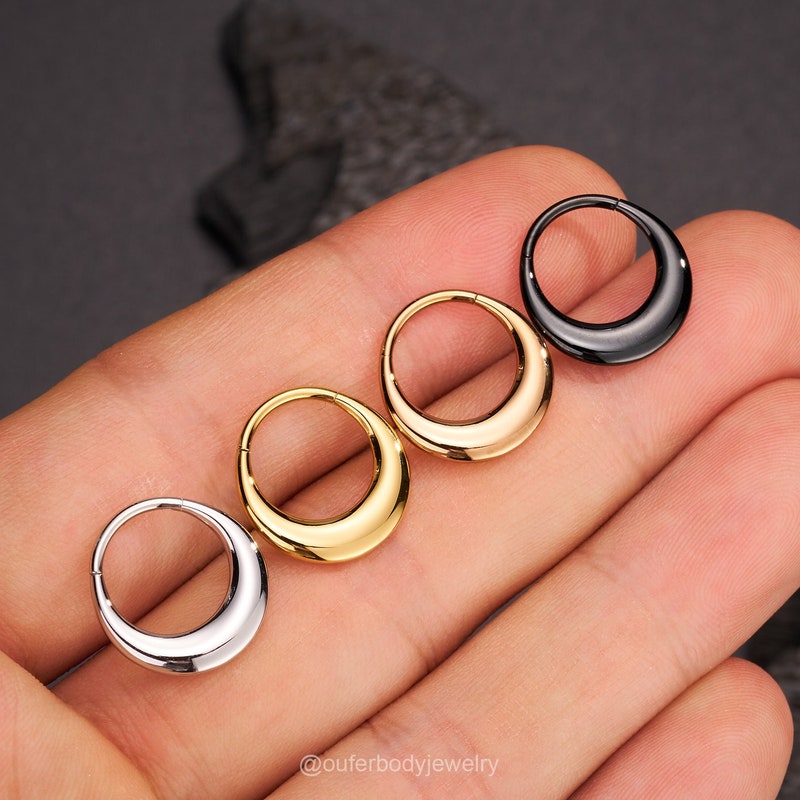 Chunky Piercings Black - Etsy