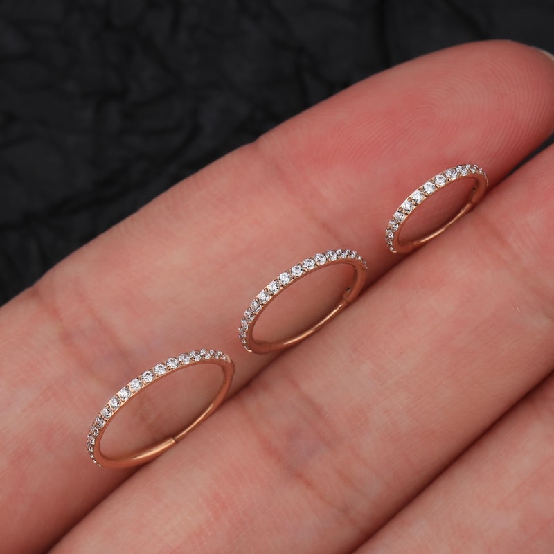 Chain Hoop Earrings Conch - Etsy