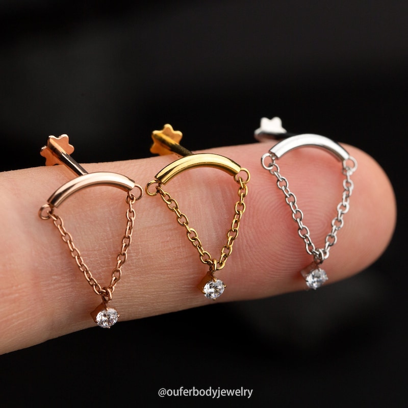 Floating Helix Jewelry - Etsy