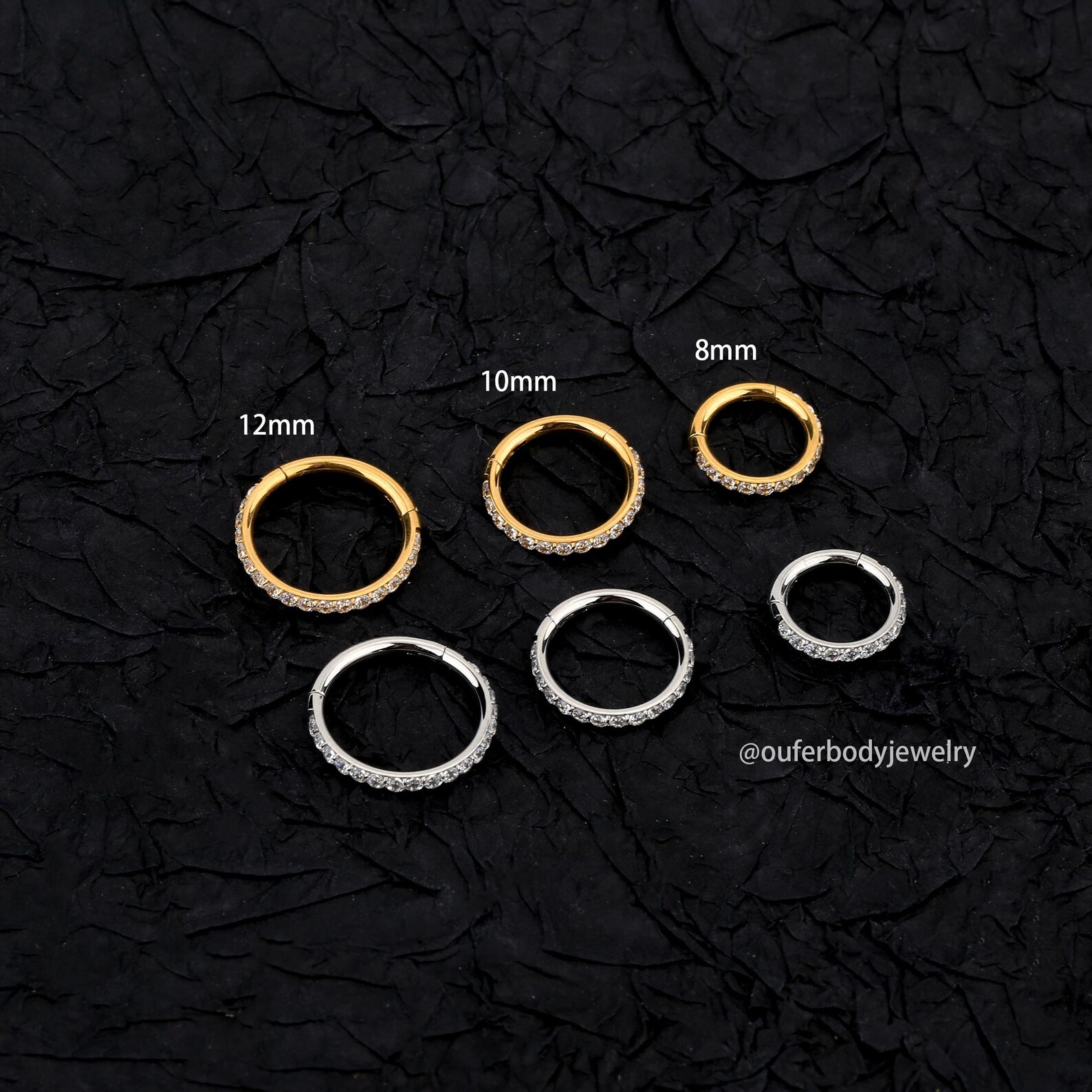 14G Cartilage Hoop/belly Button Hoop/tragus Earring/conch - Etsy