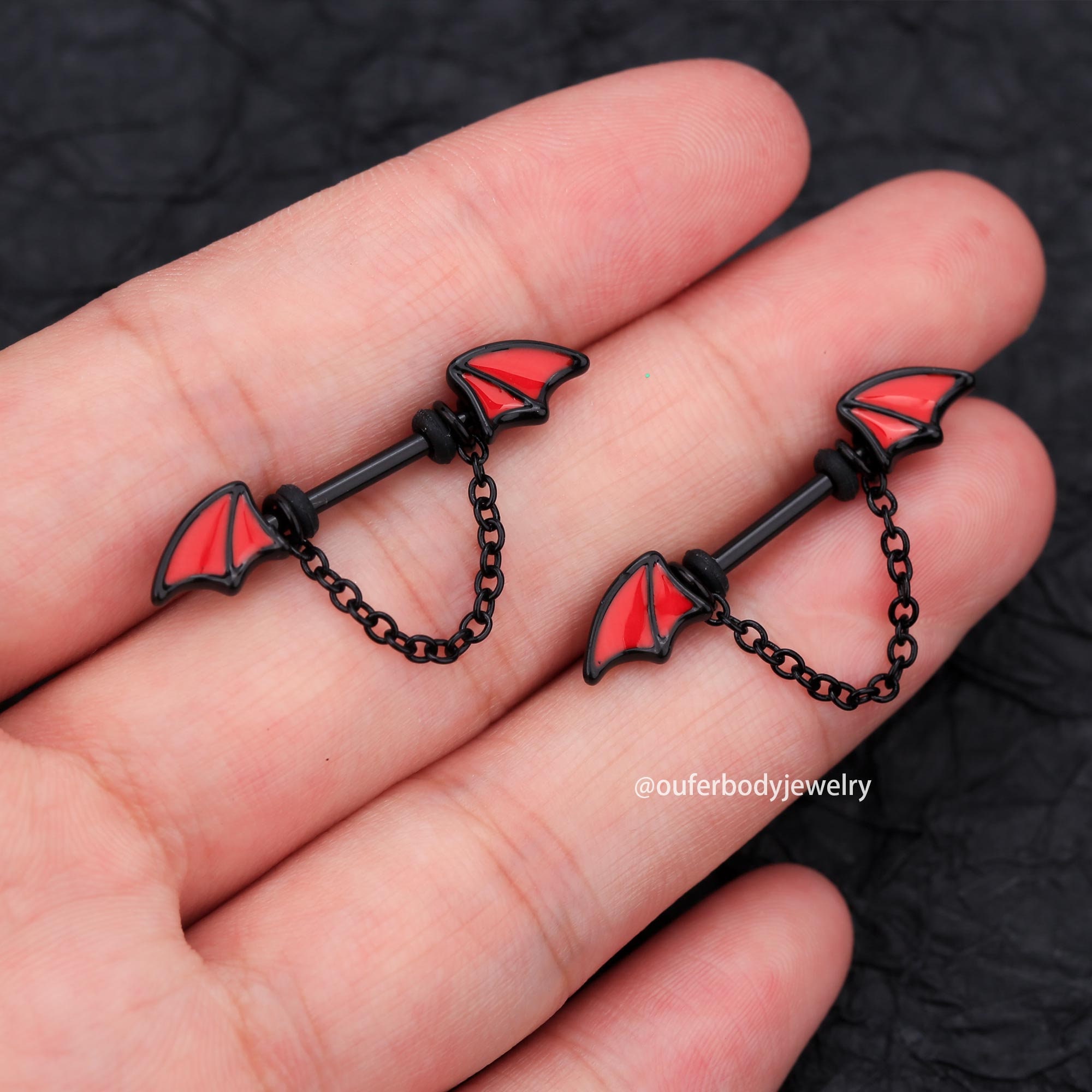 14G Bat Wing Nipple Ring/nipple Piercing/nipple Jewelry/nipple - Etsy ...