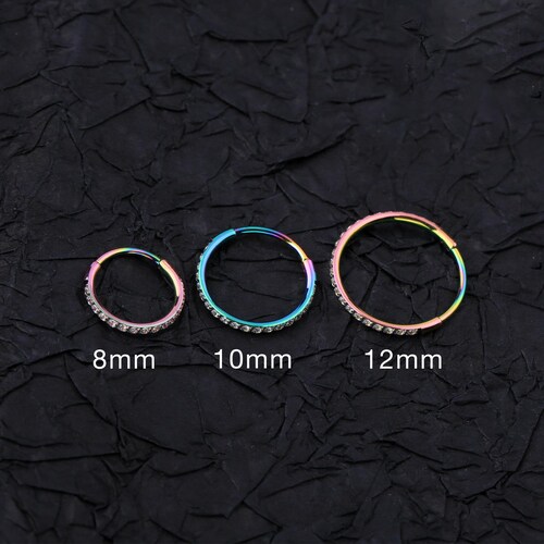 20g Rainbow Cartilage Hoop Nose Hoop Helix Hoop Lobe | Etsy