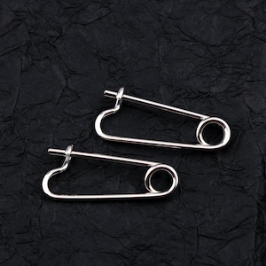 2pcs 316L Stainless Steel 14G Safety Pin Nipple Barbell, Nipple Ring ...